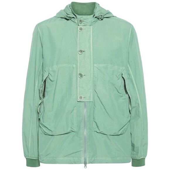 C.P.COMPANY | Jackets & Coats | Mens Jade Green Lightweight Overshirt ...